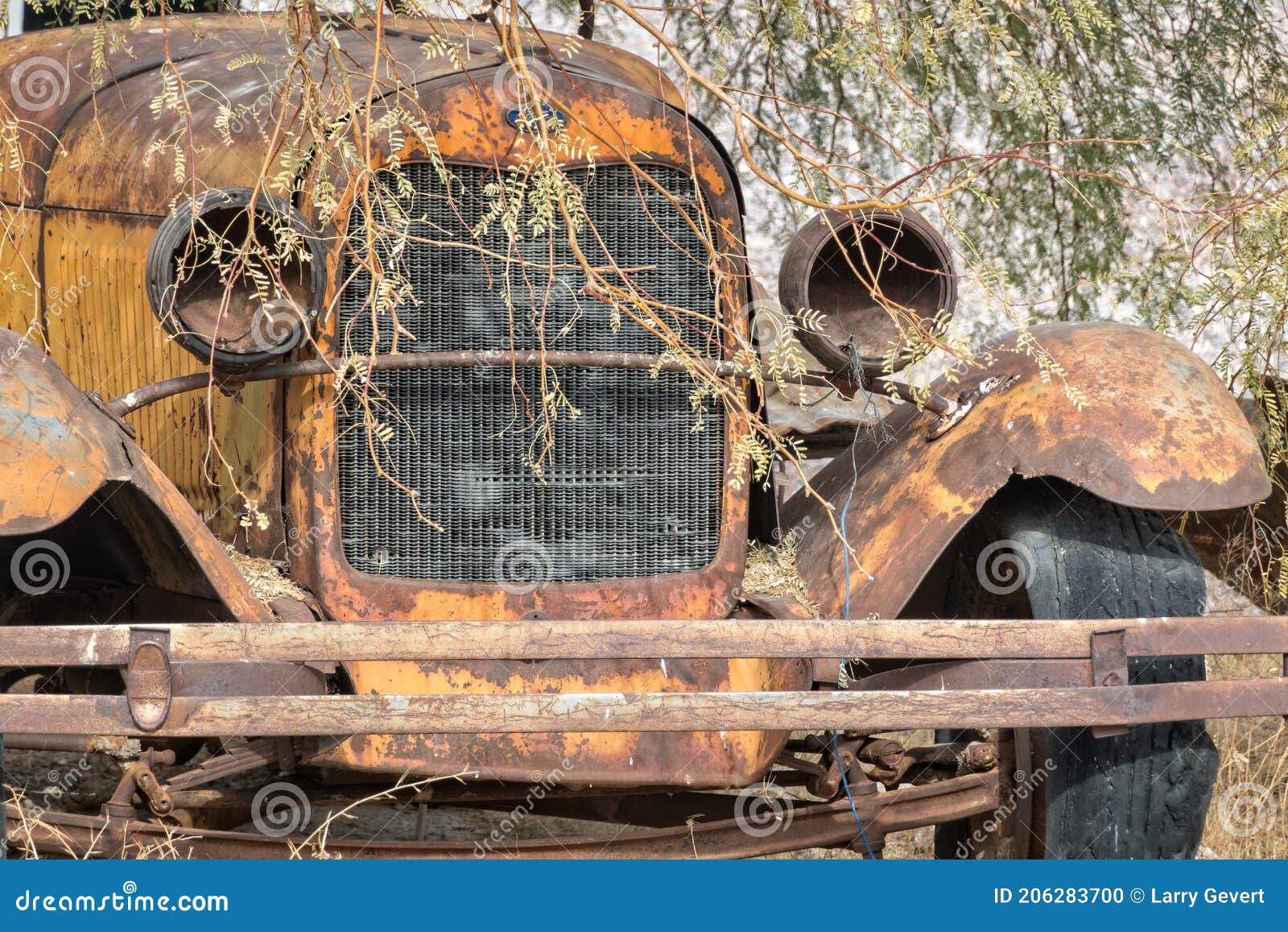 Rusty old classic truck stock photo. Image of automobile - 206283700