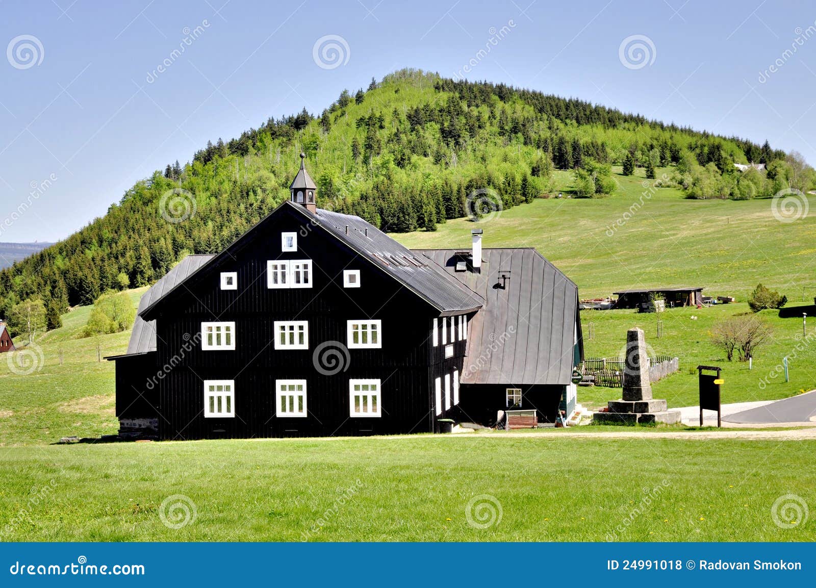 Classic old wooden cottage stock photo. Image of folklore - 24991018