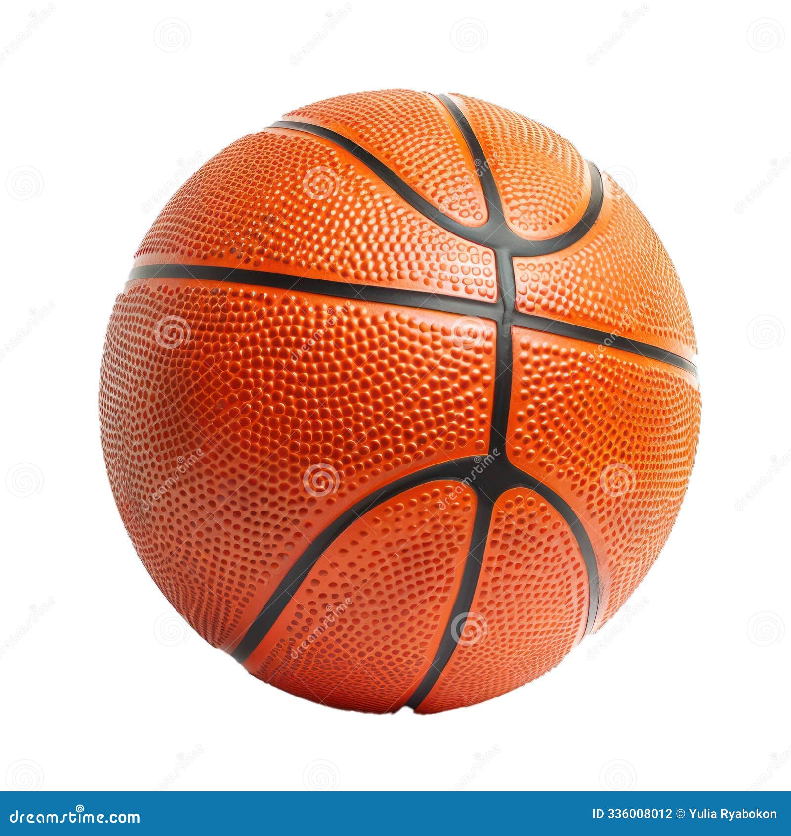 Classic Orange Basketball Isolated on White Background Stock Photo ...