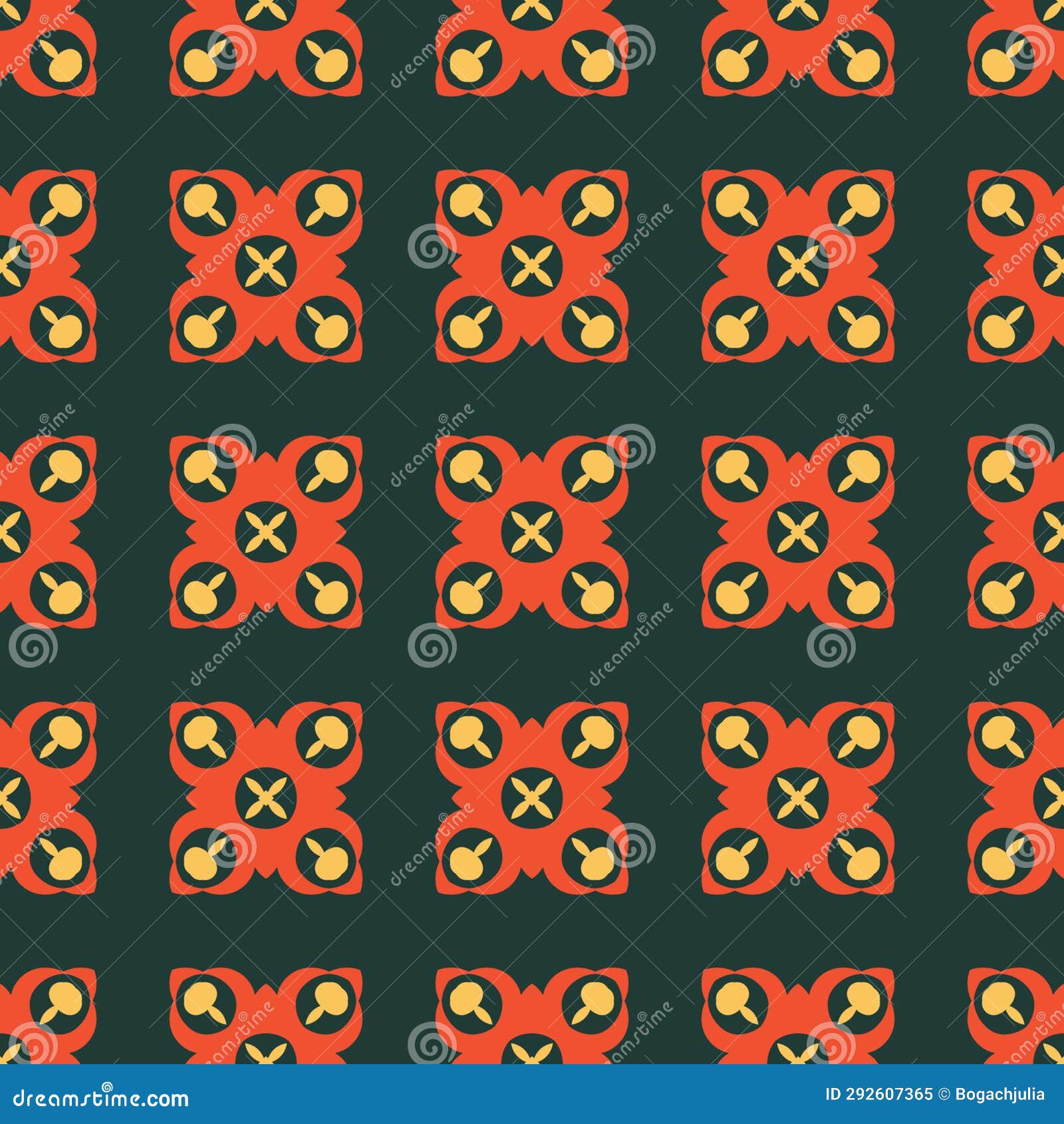 Classic Pattern Ornament Seamless Ornamental Pattern Stock
