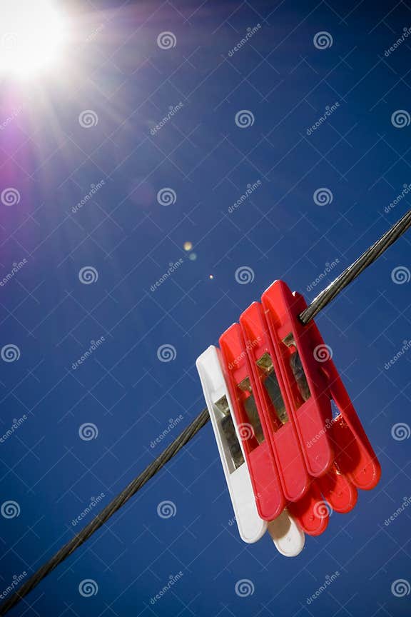 Classic Pegs in Sun stock image. Image of australia, rays - 14254185