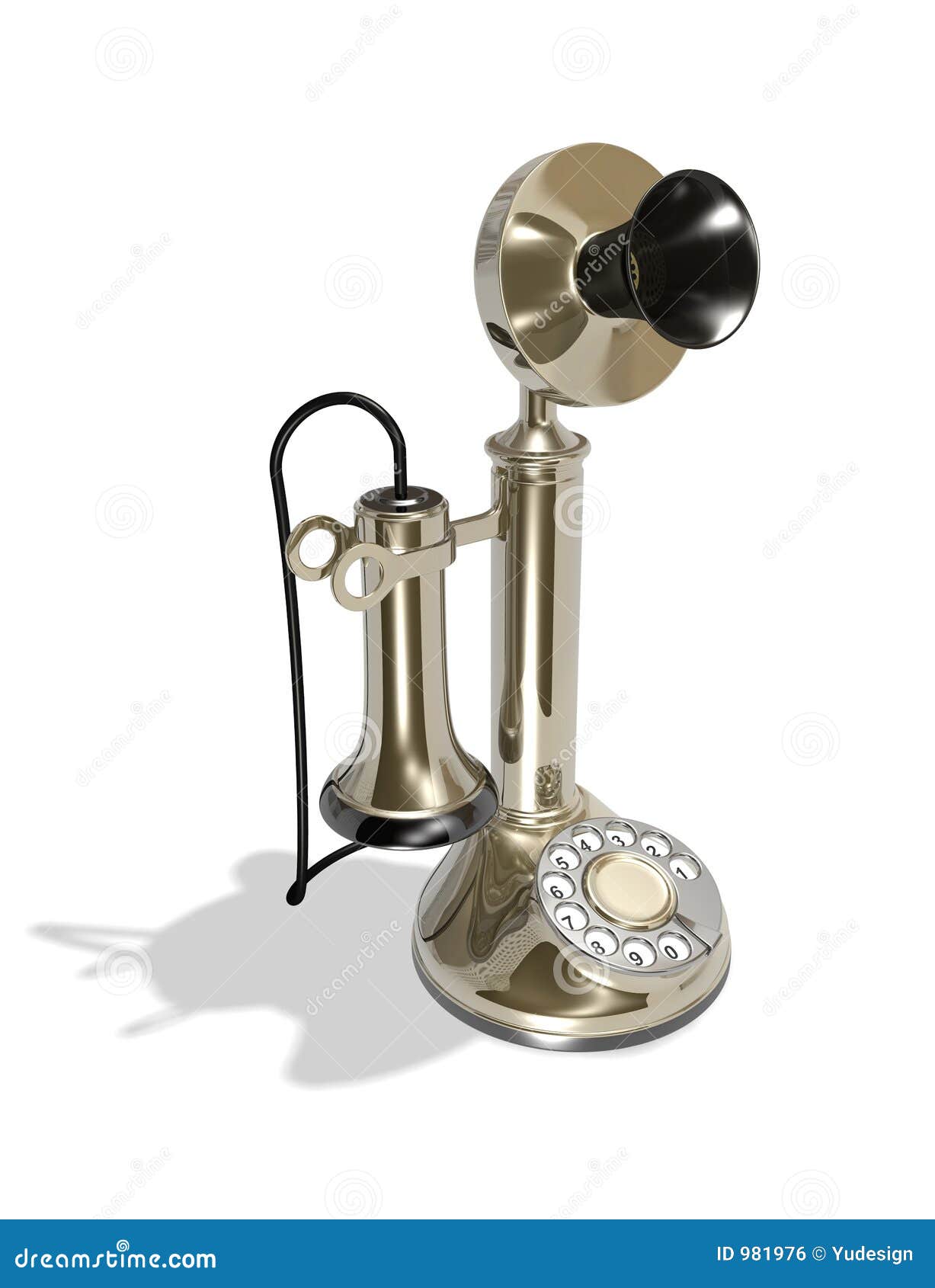 Classic phone stock illustration. Illustration of abstract - 981976