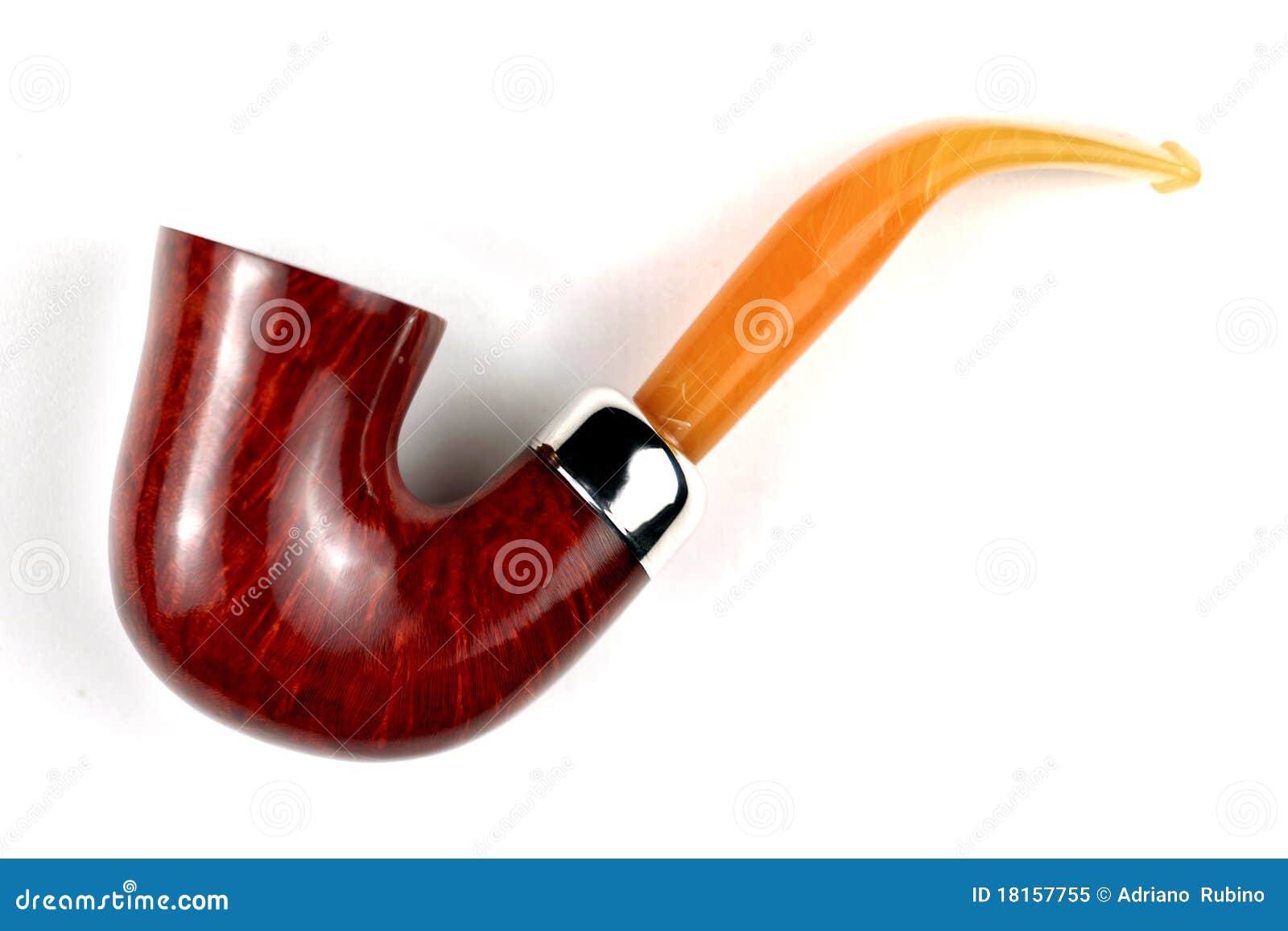 Classic pipe stock image. Image of cigarette, smoke, wood - 18157755