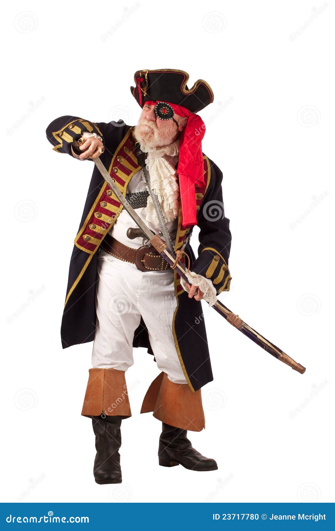 Pirate Drawing A Treasure Map Stock Image | CartoonDealer.com #21844177
