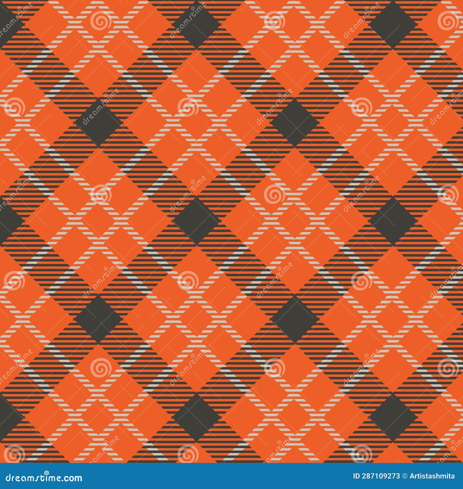 Plaid Tartar or Tart Pattern Stock Illustration - Illustration of brown ...