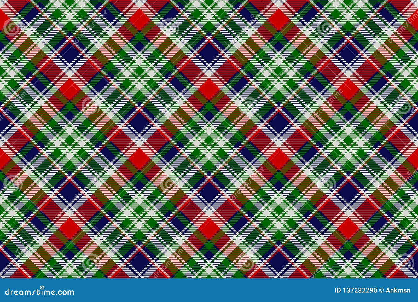 Classic Plaid Seamless Pattern Stock Vector - Illustration of fashion ...