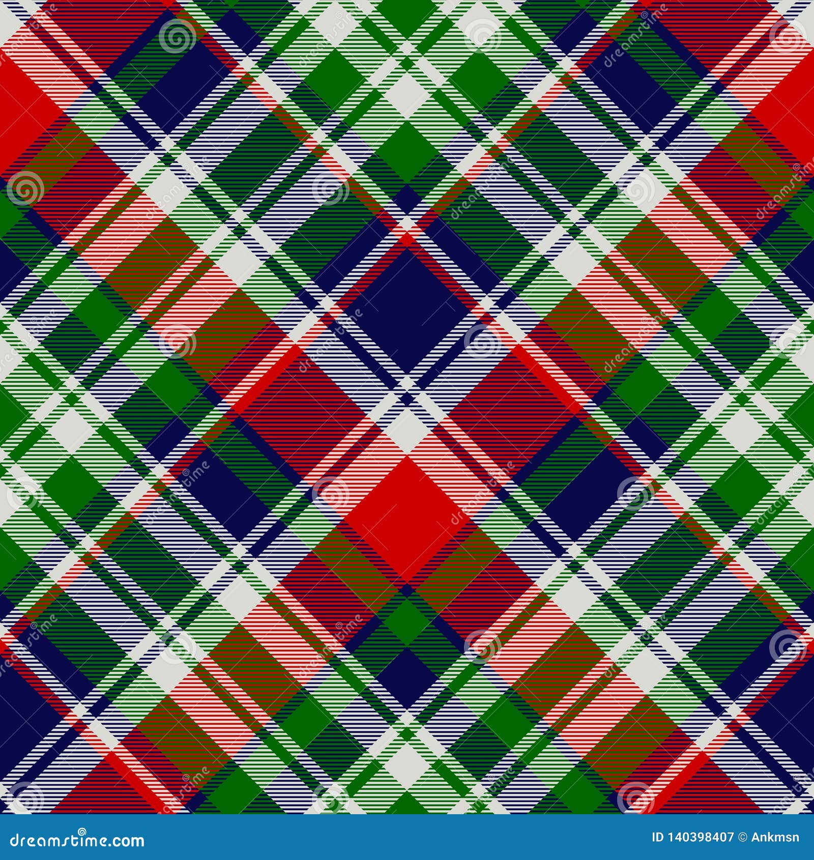 Classic Plaid Seamless Pattern Stock Vector - Illustration of geometry ...