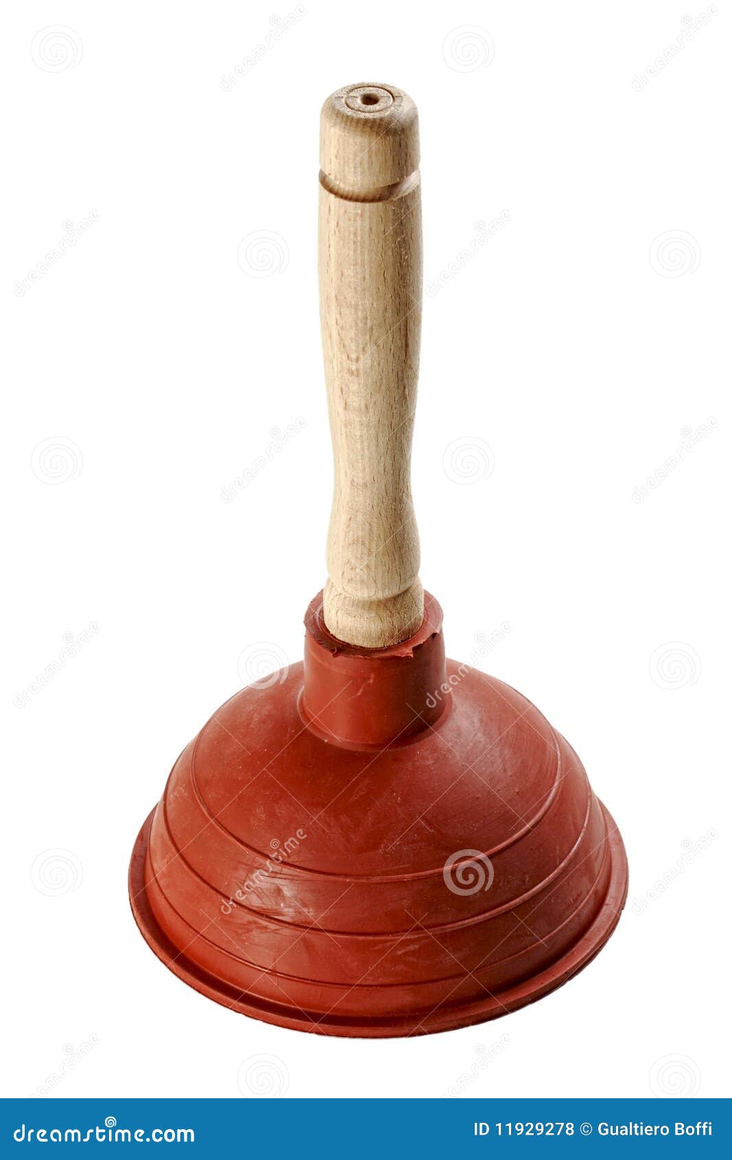 Classic plunger stock photo. Image of reflection, rubber - 11929278