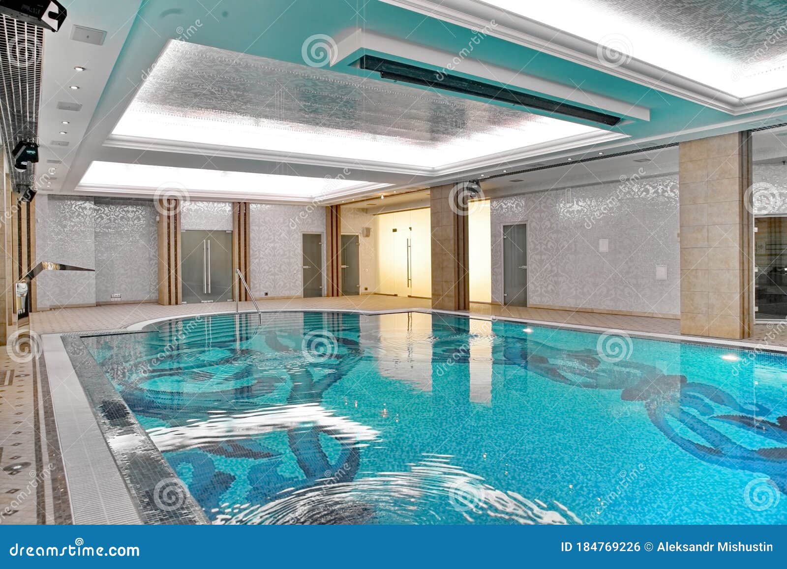 Classic Pool Room stock photo. Image of modern, room - 184769226