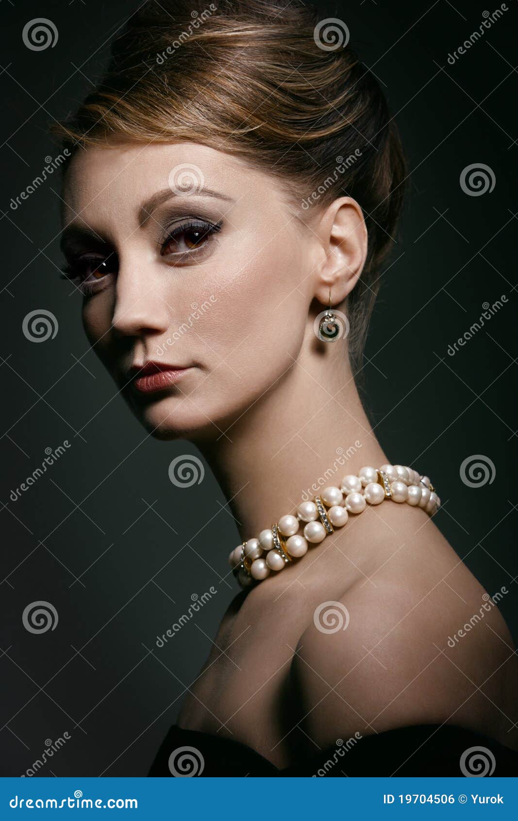 Classic portrait stock photo. Image of female, person - 19704506