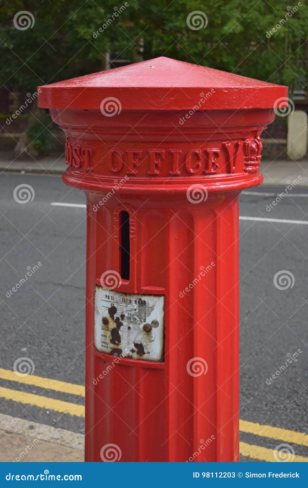 Classic Post Box in Birkenhead Editorial Stock Photo - Image of tpye ...