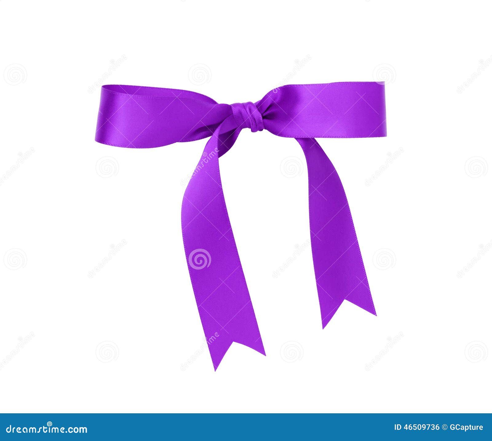 Classic purple ribbon bow stock photo. Image of classic - 46509736
