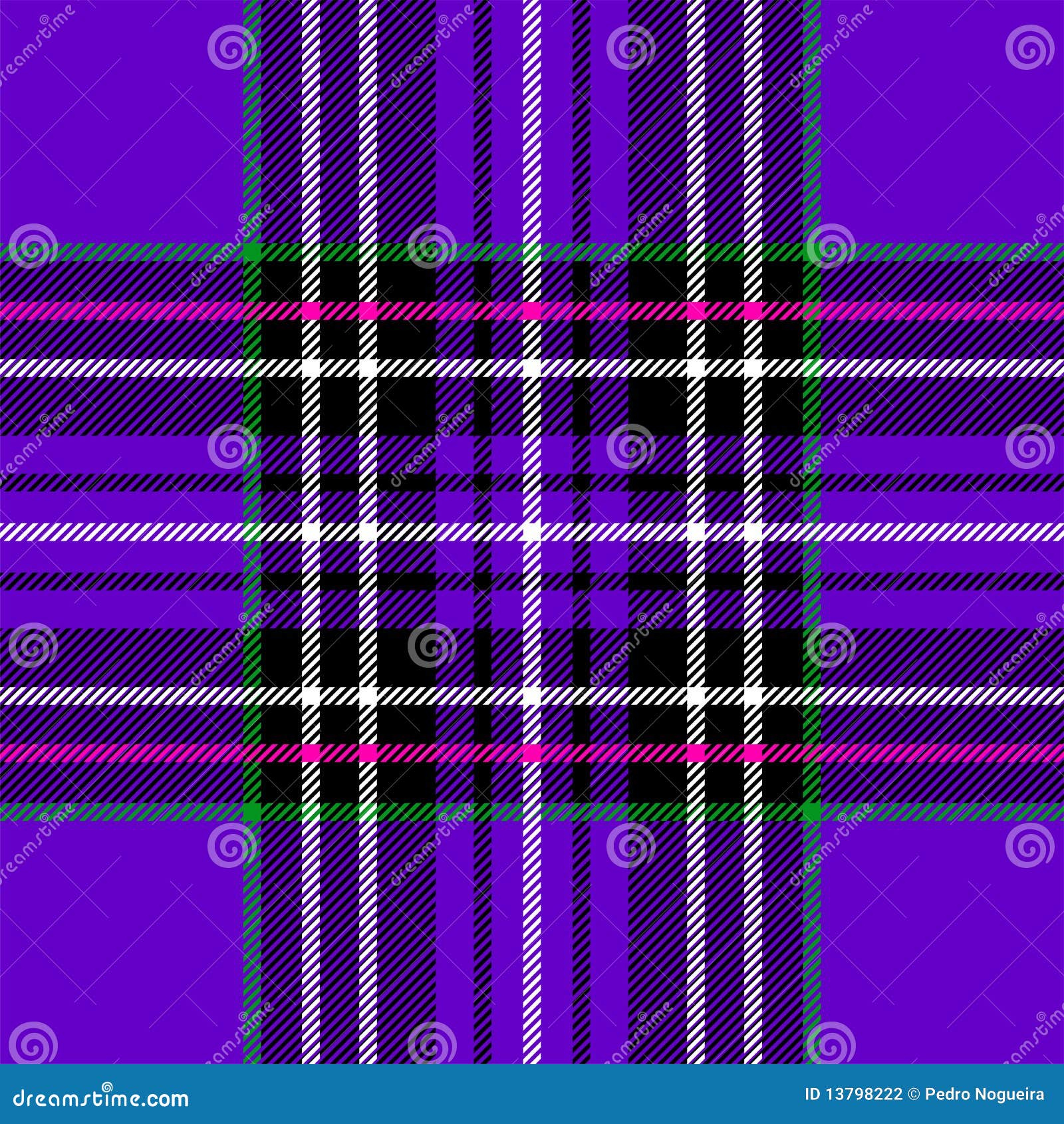 Classic purple tartan stock vector. Illustration of pattern - 13798222