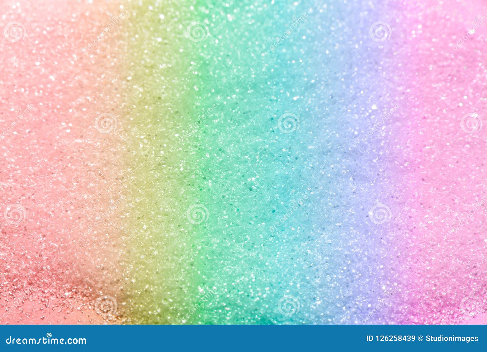 Classic Rainbow Glitter Background - Selective Focus and Stylish Stock ...