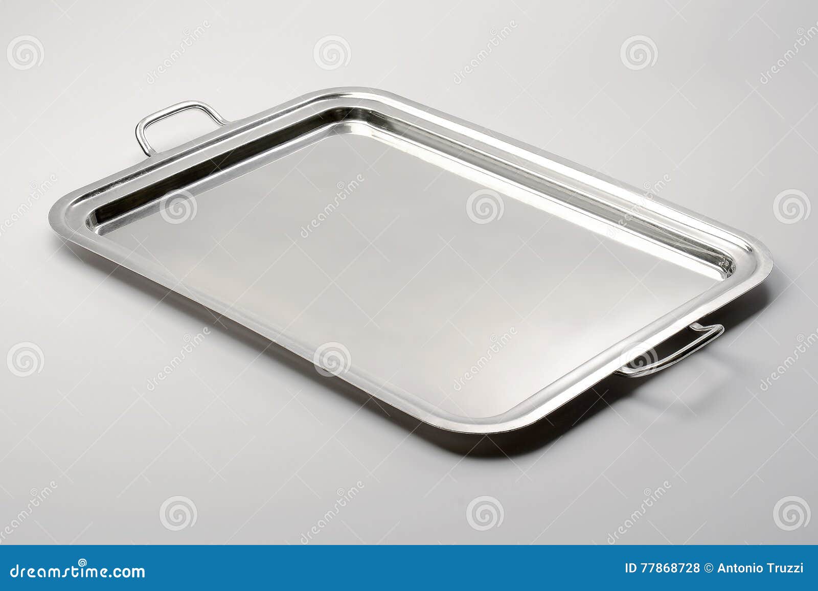 Classic Rectangular Tray Metal Stock Photo - Image of classic, elegant ...