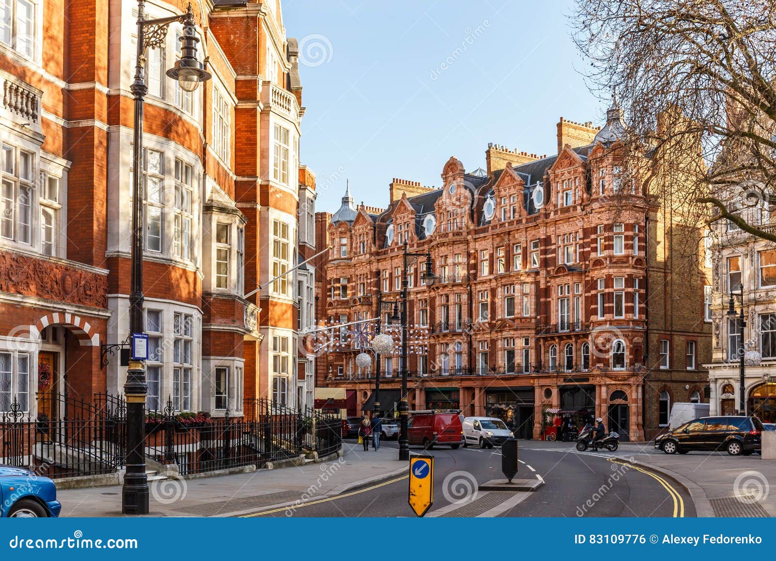 Classic Red Brick Building in Mayfair Editorial Photo - Image of london ...