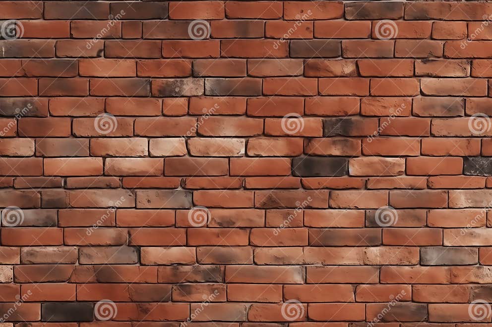 Classic Red bricks texture stock illustration. Illustration of masonry ...