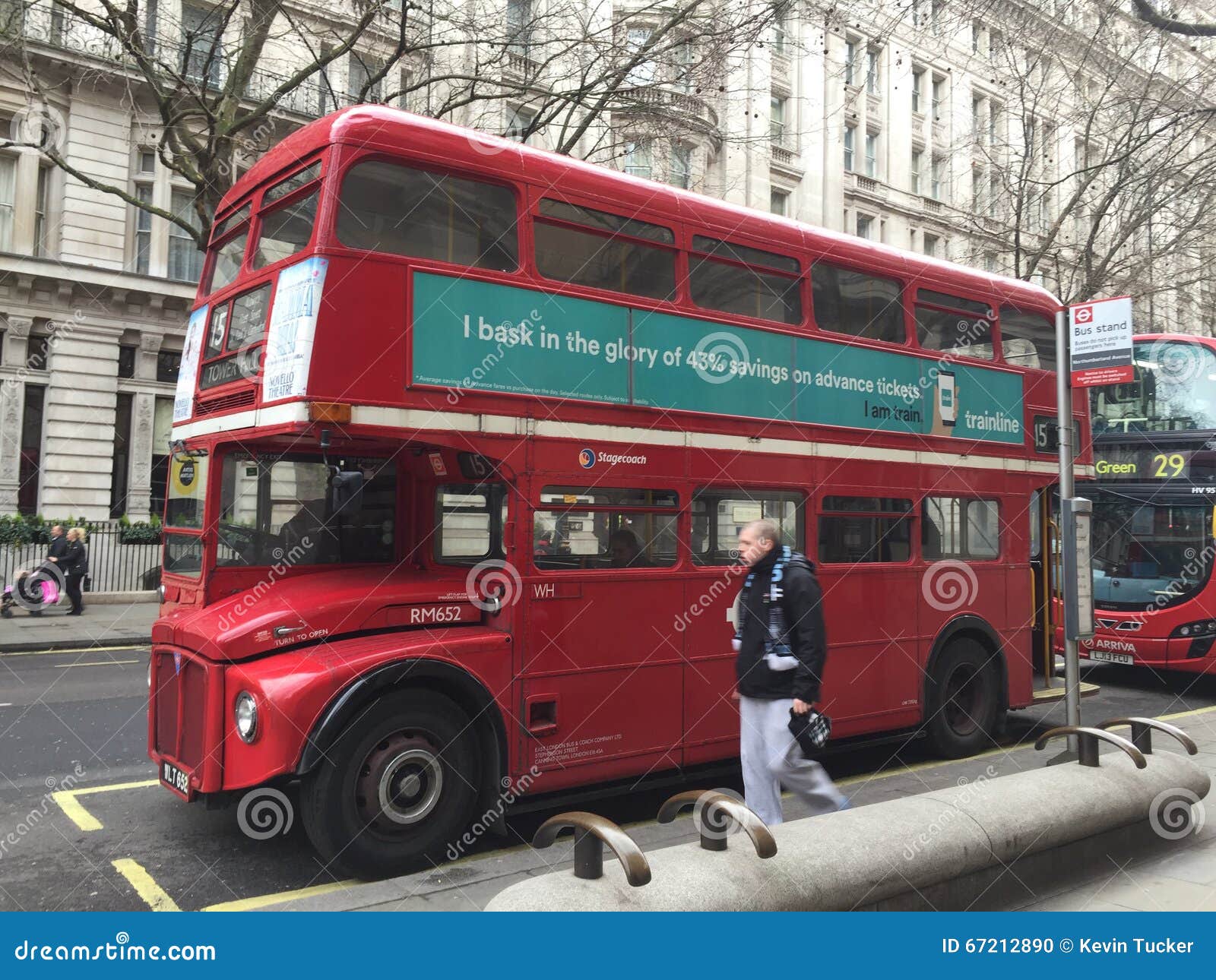 Classic red bus editorial image. Image of route, classic - 67212890