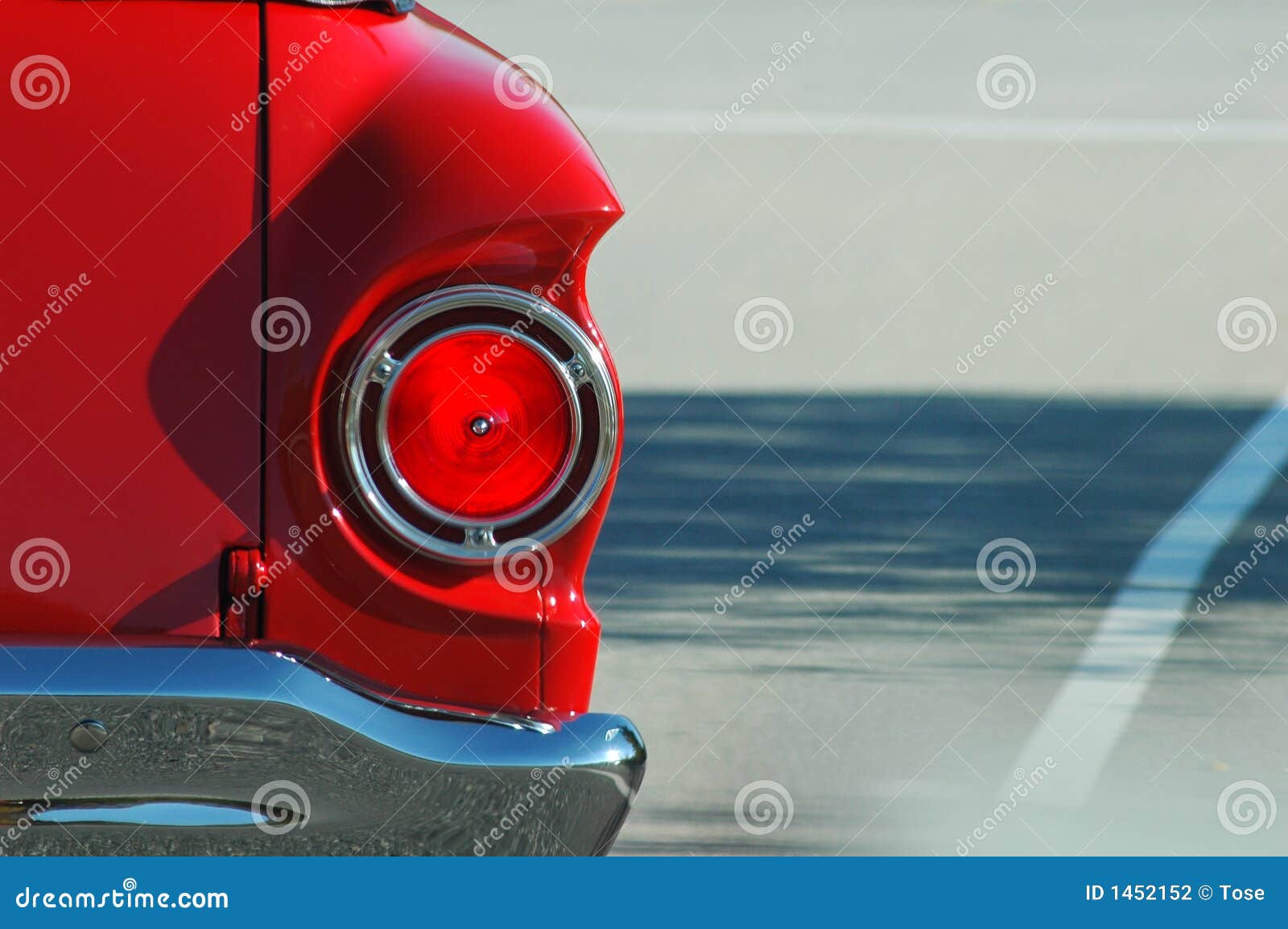 Classic Red Car stock photo. Image of taillight, show - 1452152