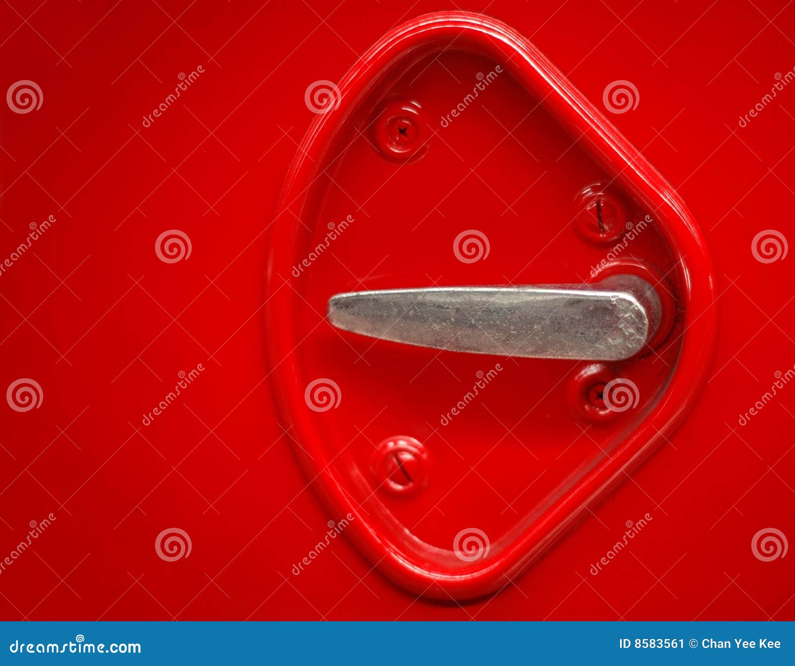 Classic red car handle stock image. Image of hard, abstract - 8583561