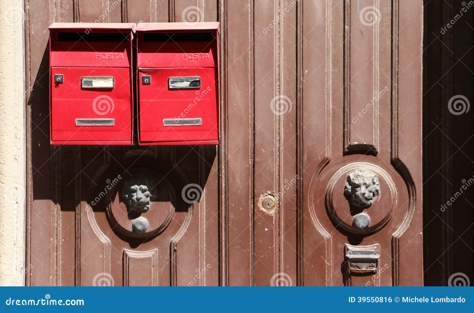 Classic red letterboxes stock photo. Image of city, contraditions ...