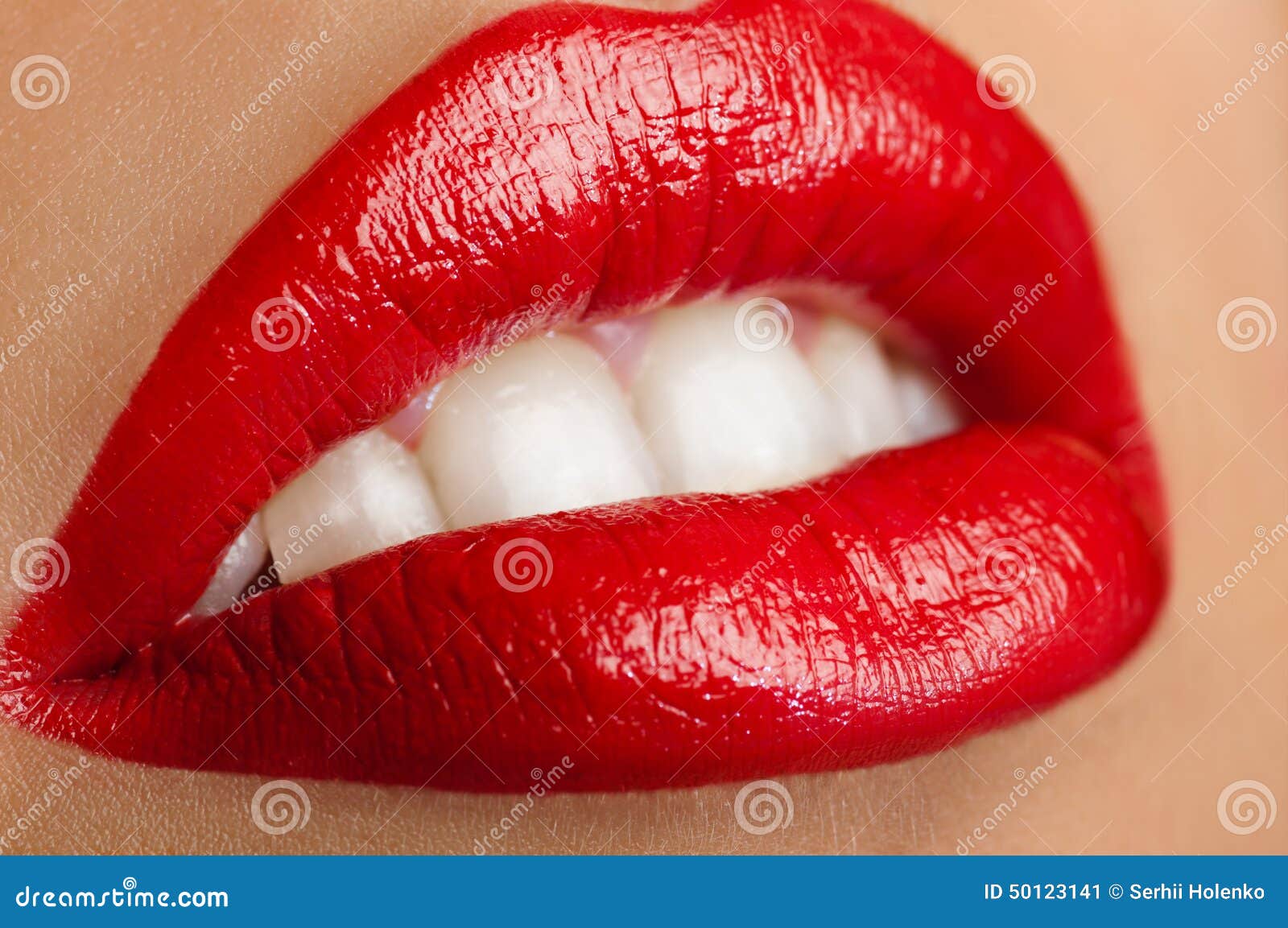 Classic red lips stock image. Image of color, advertising - 50123141