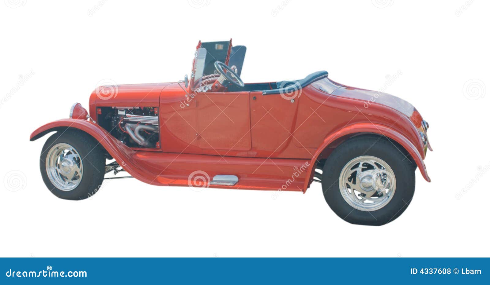 Classic Red Roadster Hot Rod Stock Photo - Image of show, automobile ...