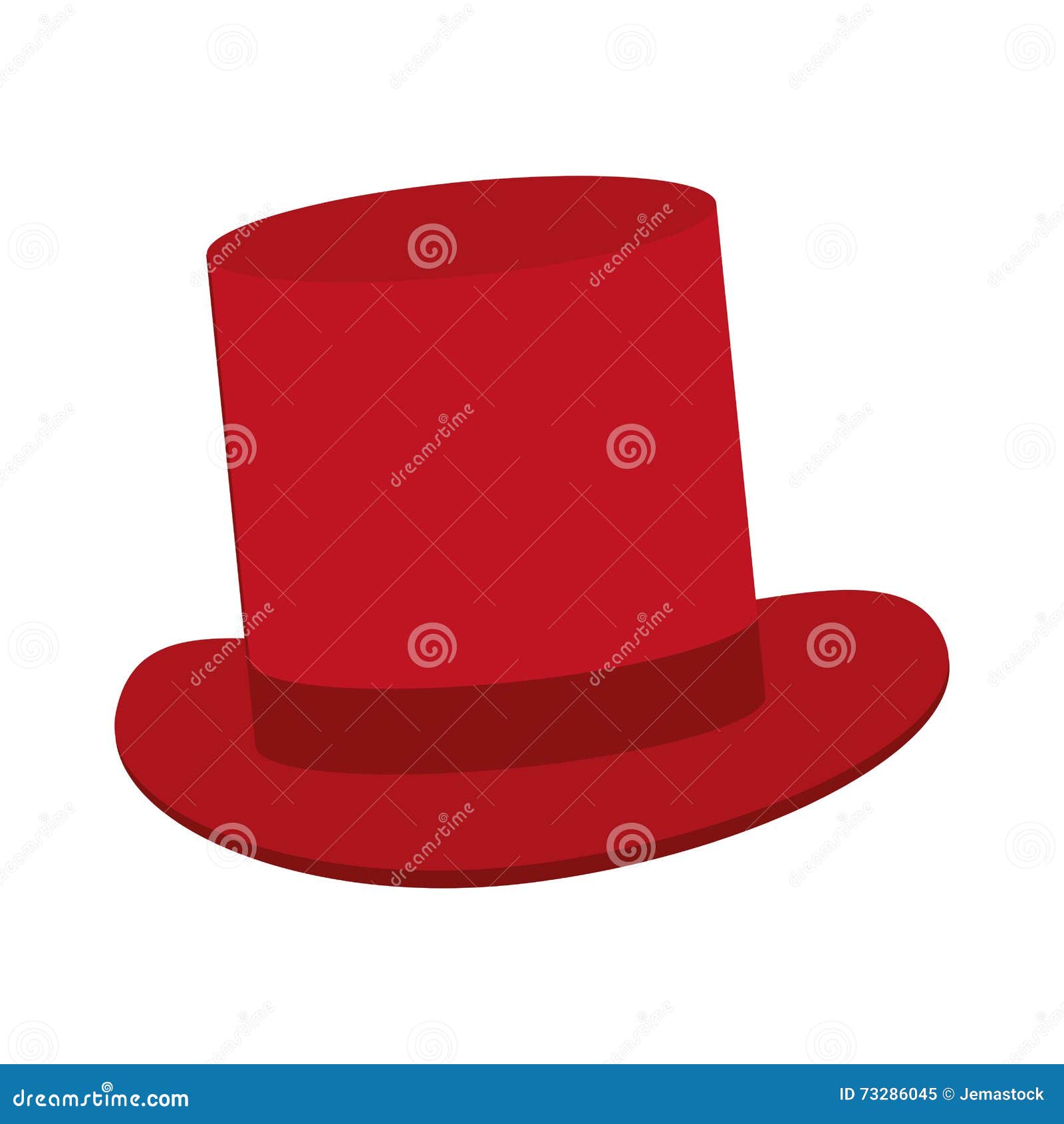 Classic red tophat stock illustration. Illustration of wealth - 73286045