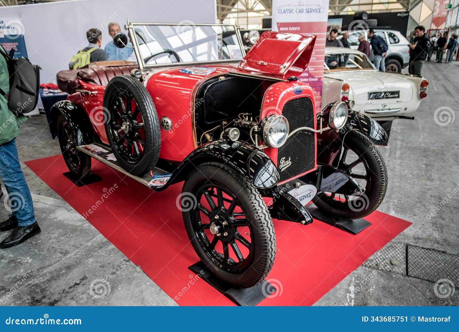 Classic Red Torpedo at Auto E Moto D Epoca Ologna 2024 Editorial Photo ...