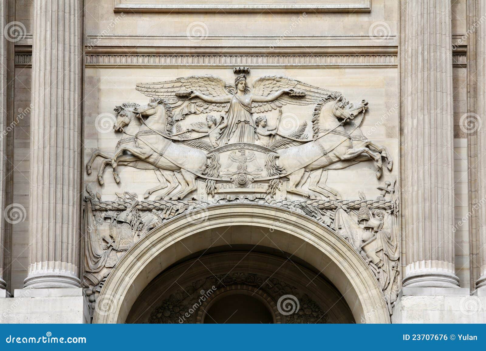 Classic Relief stock photo. Image of marble, beauty, pillar - 23707676