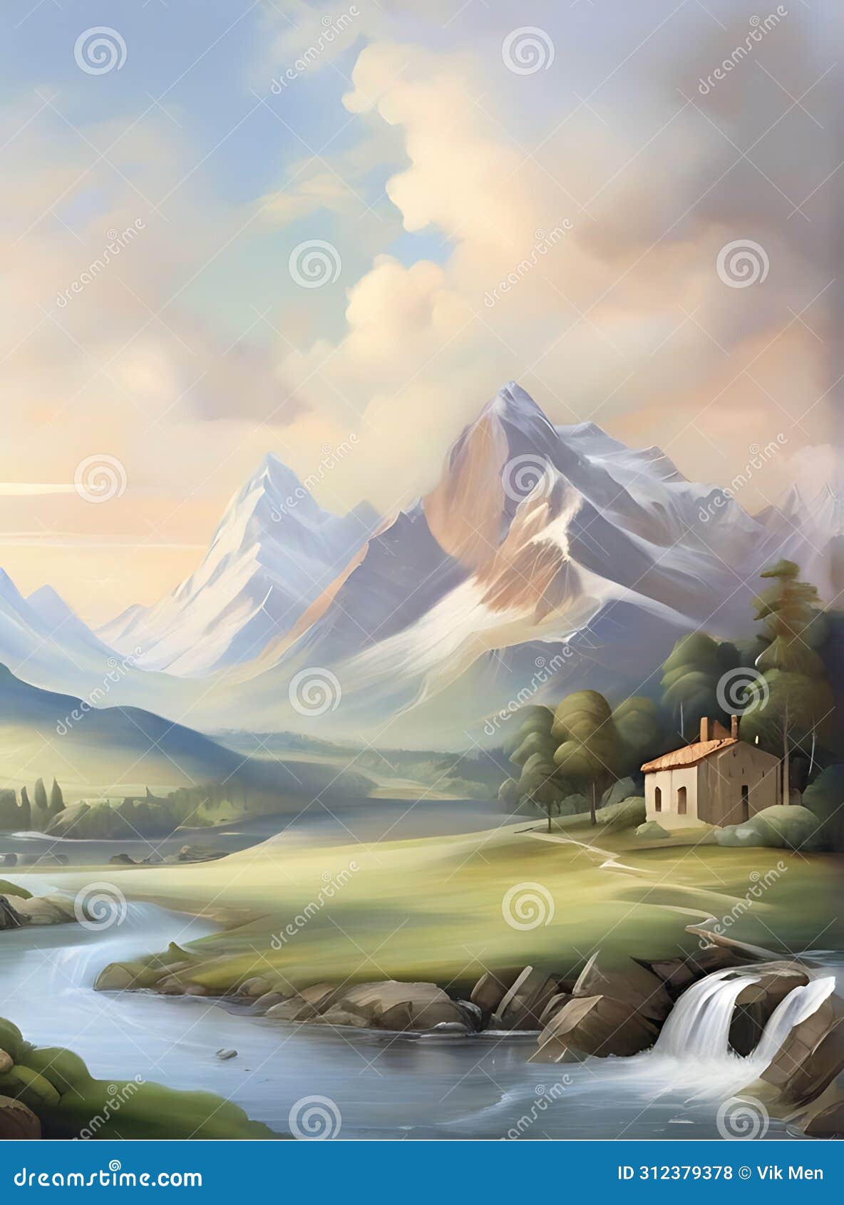 Classic Renaissance Style Landscaping - 1 Stock Illustration ...
