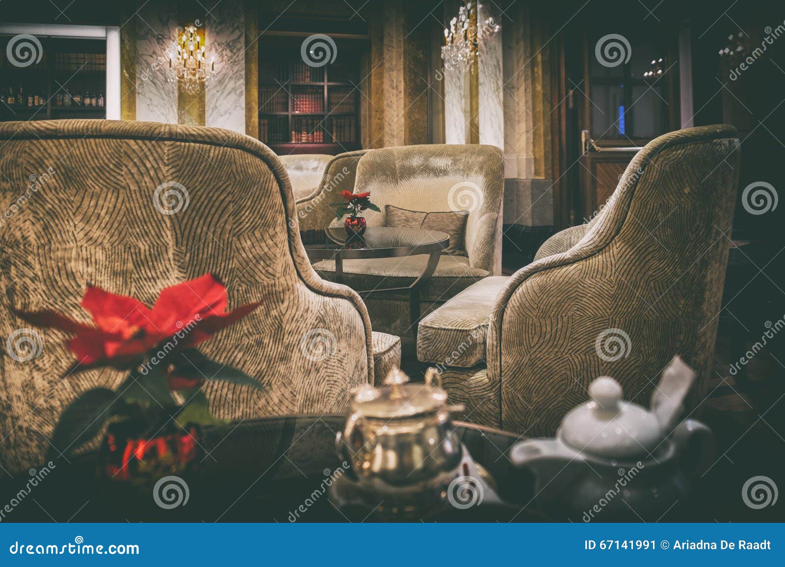 Classic Restaurant in Winter Season Stock Image - Image of vienna ...