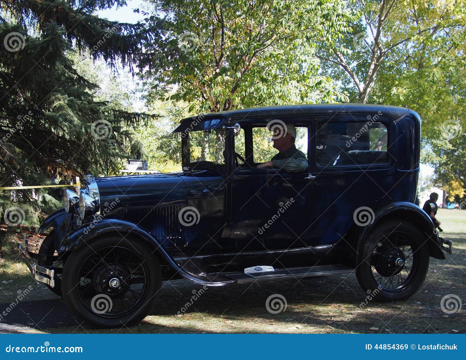 Classic Restored Antique Ford Car Editorial Stock Image - Image of ...