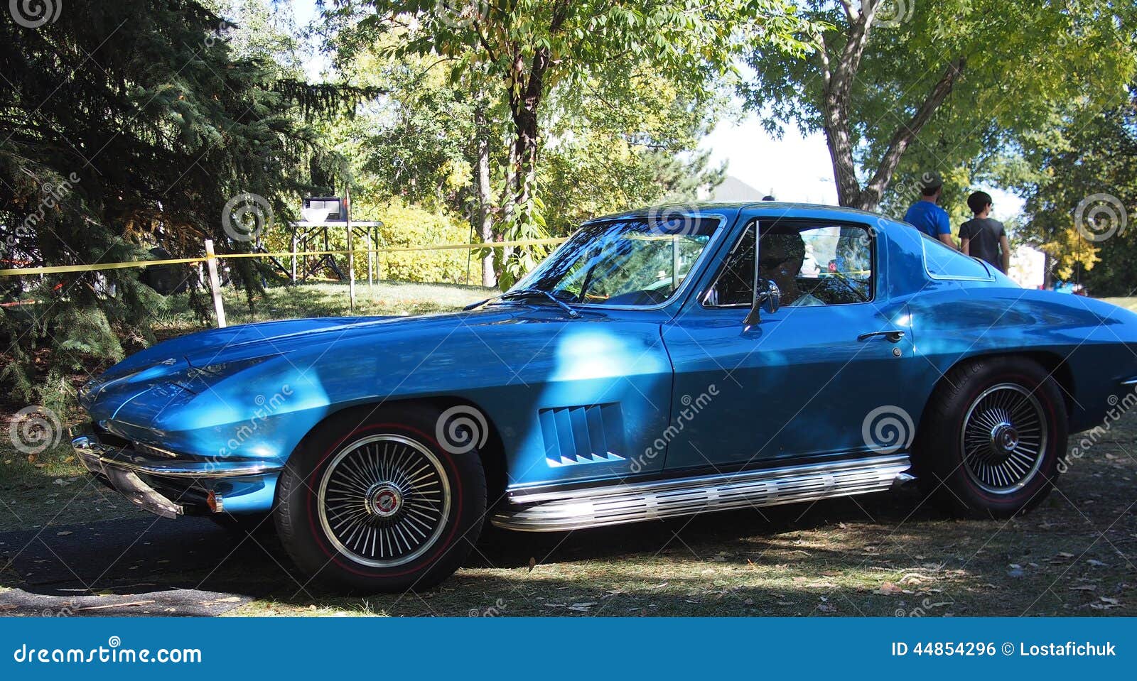 Classic Restored Blue Chevrolet Editorial Photo - Image of wheels ...