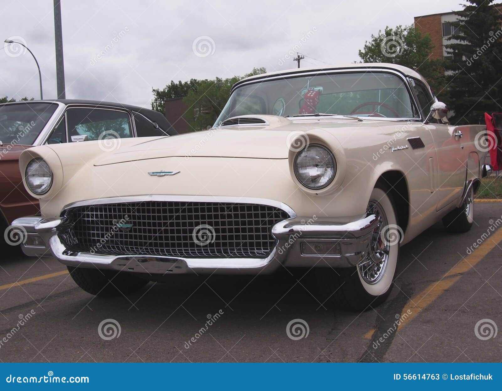 Classic Restored Ford Thunderbird Editorial Stock Photo - Image of ...