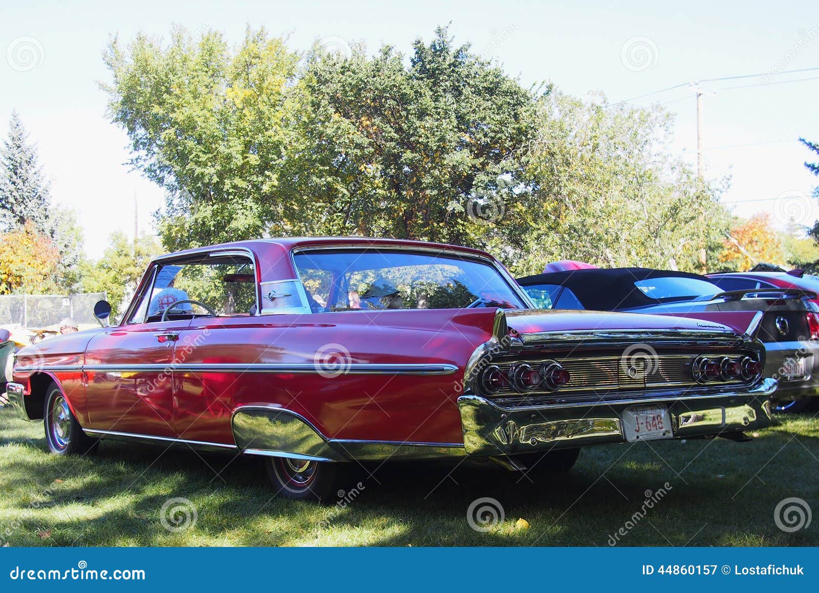 Classic Restored Red Mercury Editorial Photography - Image of mercury ...