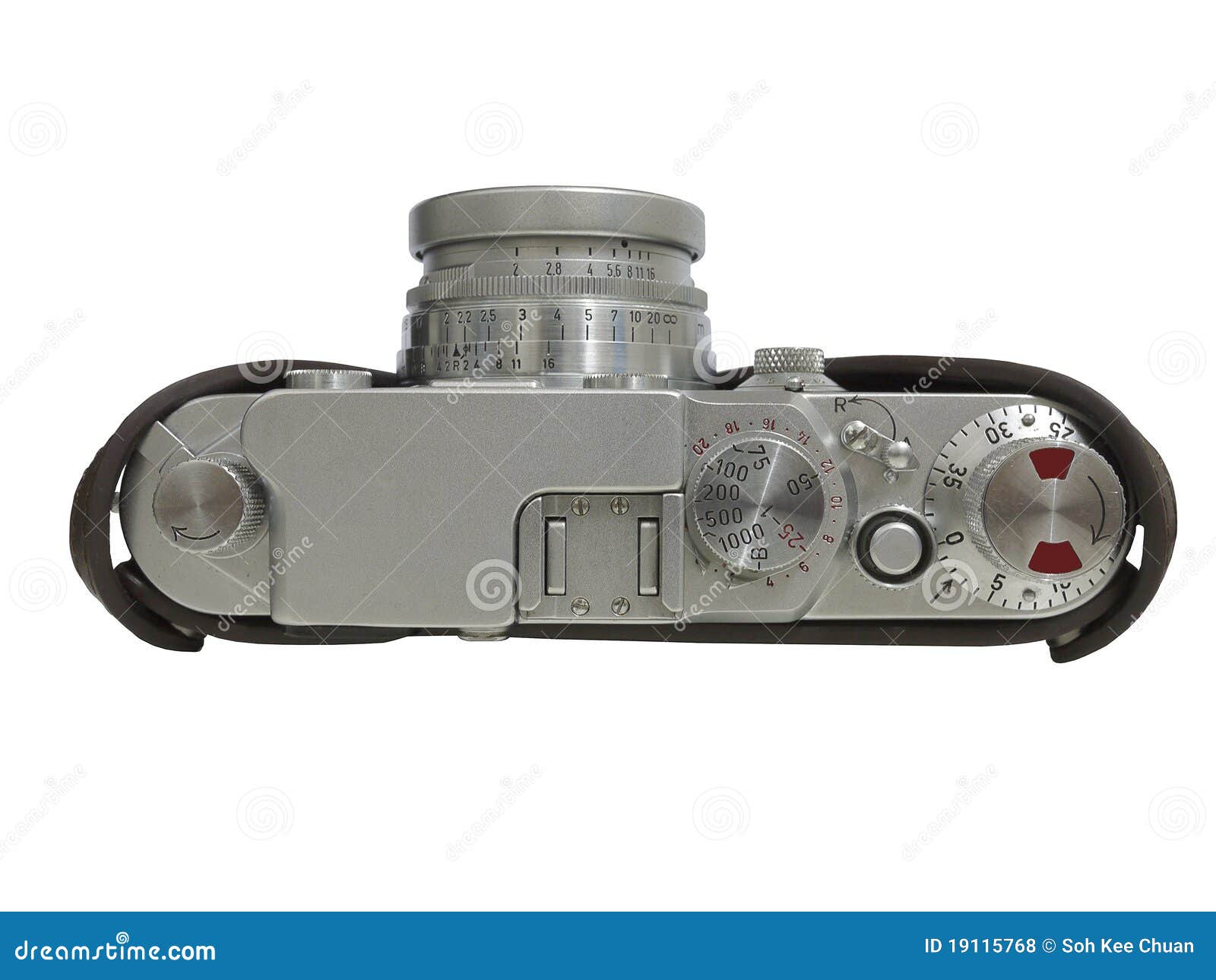 Classic Retro Camera Top View Stock Photo - Image of 50mm, antique ...