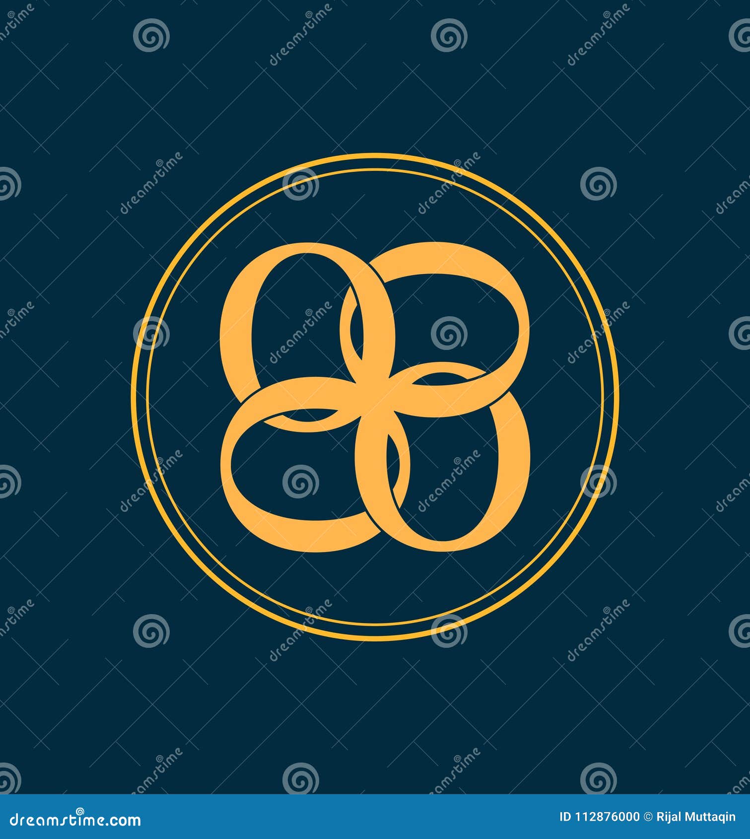 Classic and Retro Monogram Logo Stock Vector - Illustration of icon ...