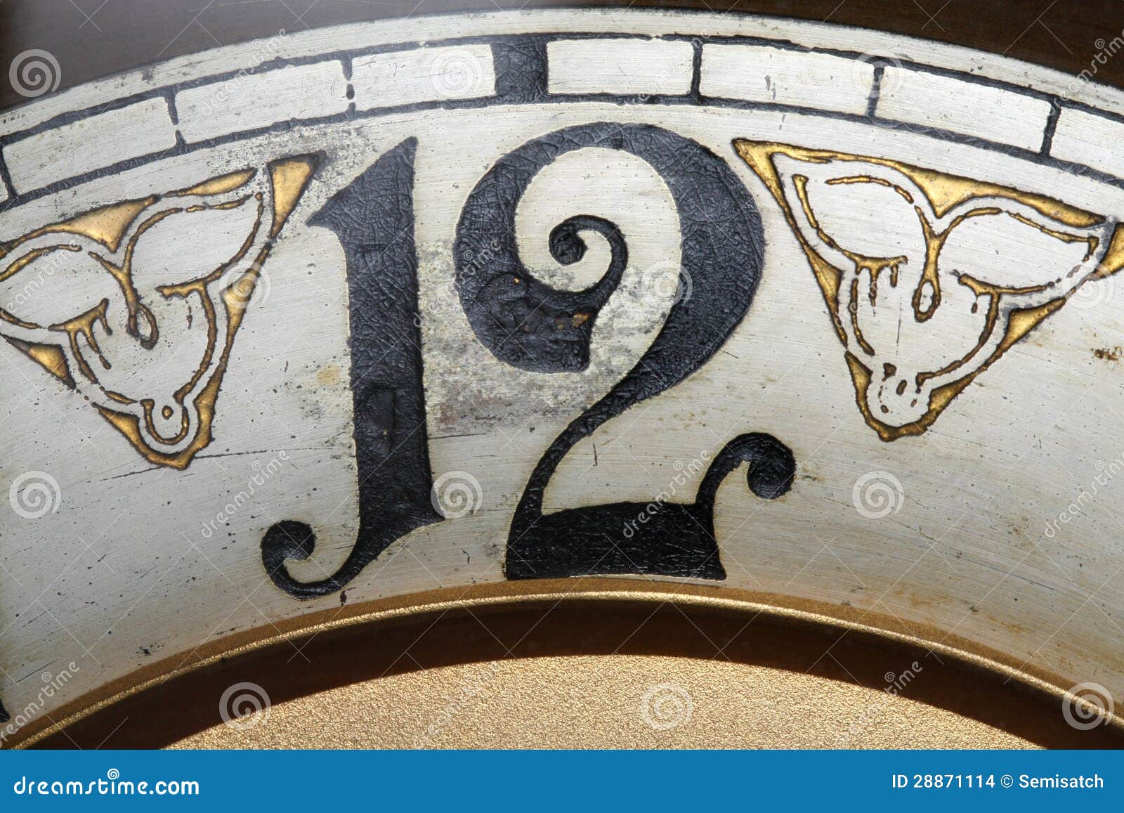 Classic Retro Old Rusty Clock Stock Photo - Image of hour, hours: 28871114