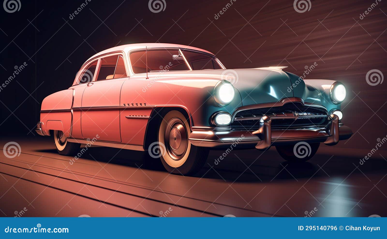 Classic Retro Ride Automotive Elegance Stock Illustration ...