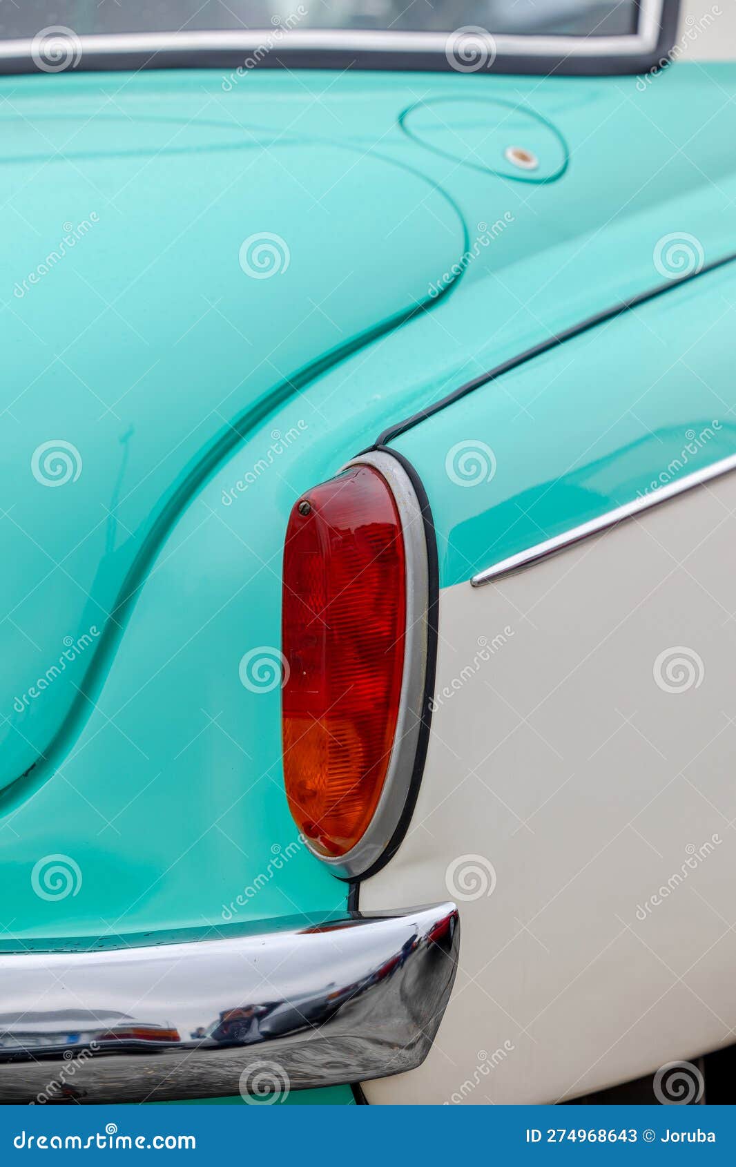 Classic Retro Style Car Rear Light Stock Image - Image of eastern ...
