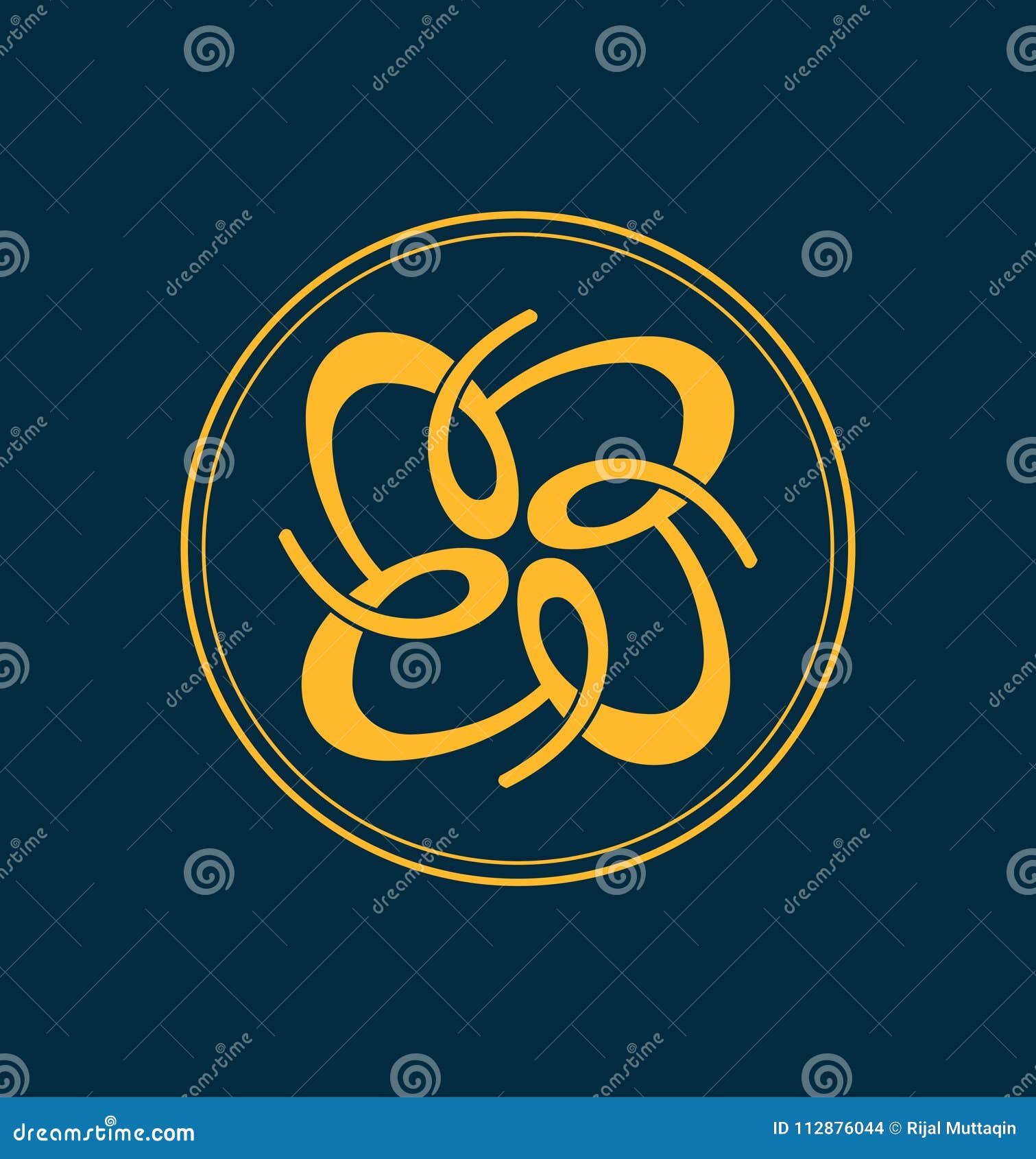 Classic and Retro Monogram Logo Stock Vector - Illustration of ...