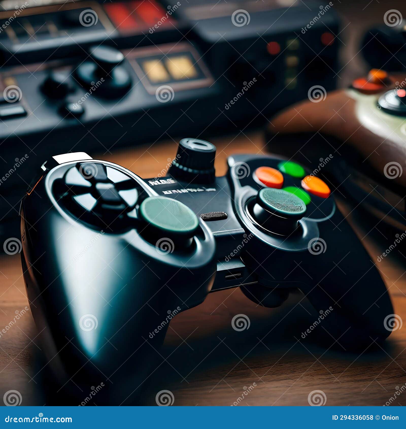 Vintage Game Console Vektor Illustration | CartoonDealer.com #192522064