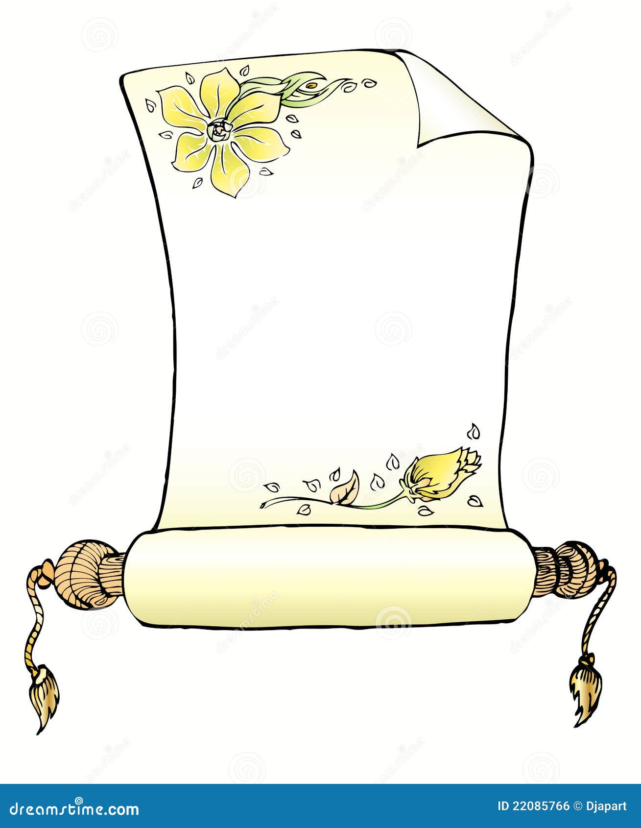 Classic Roll Letter Paper Royalty Free Stock Image - Image: 22085766