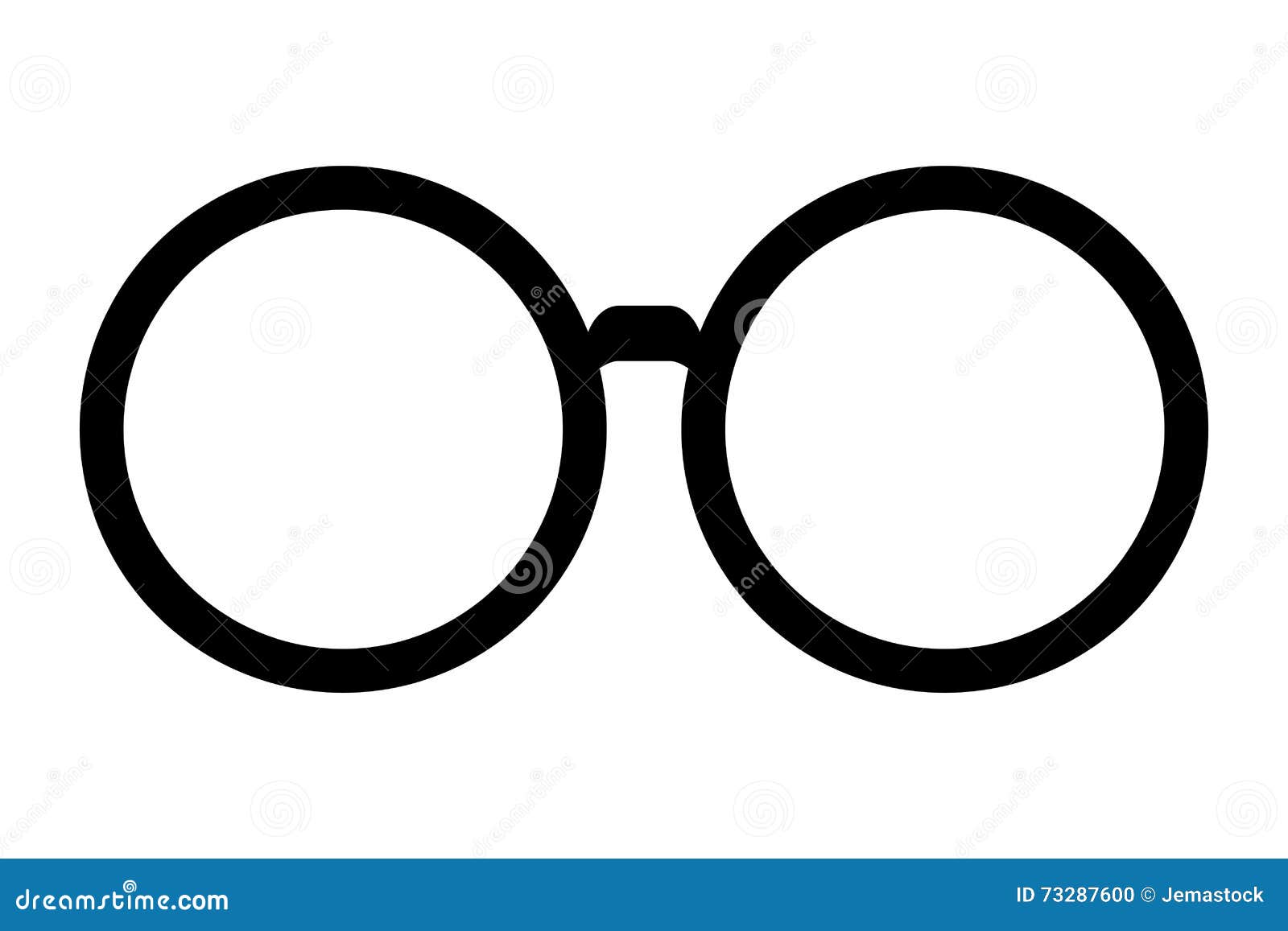 Classic round glasses stock photo. Image of style, silhouette - 73287600