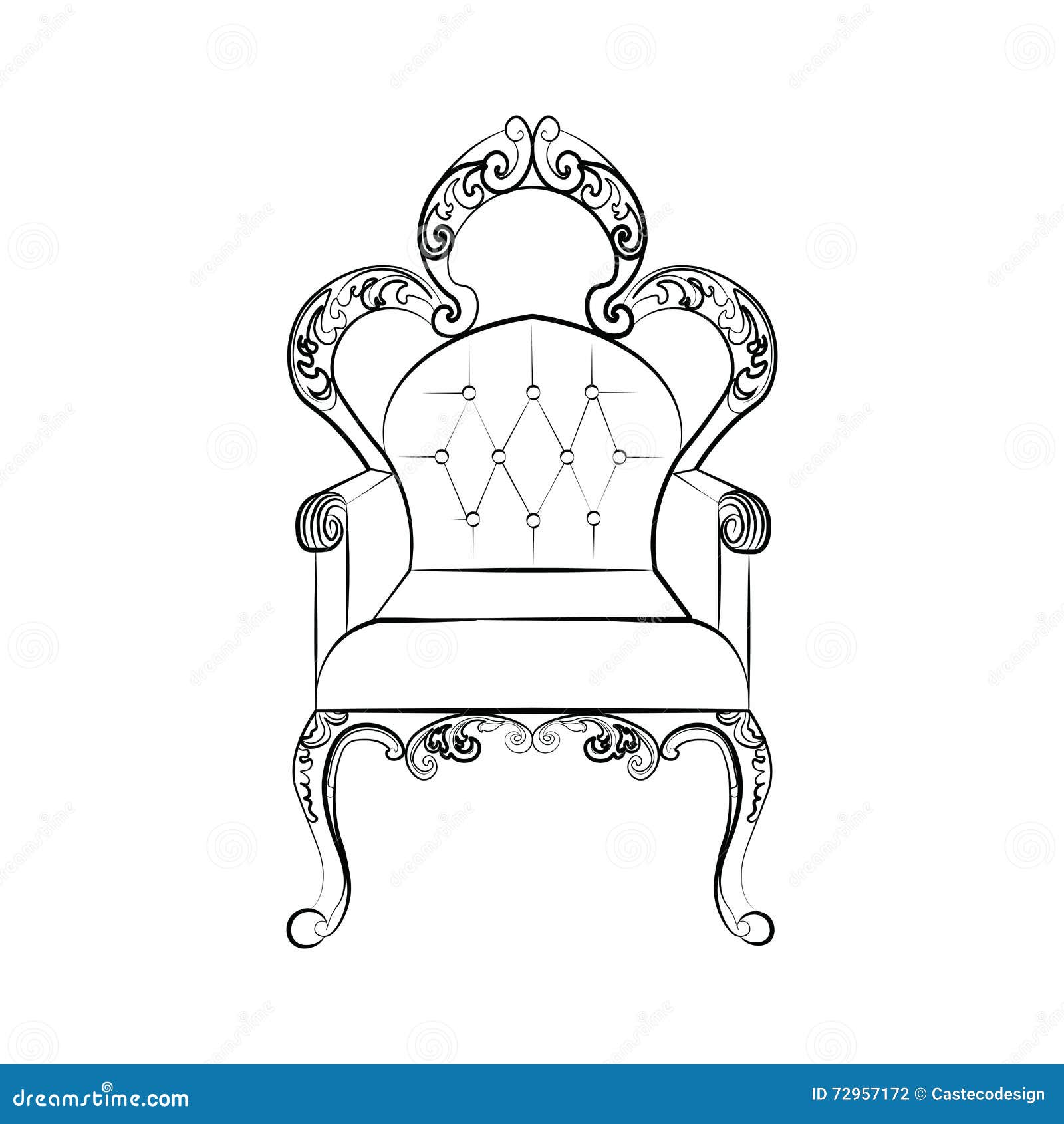 Royal Chair On A Pedestal. Place For The King. Royal Throne Royalty ...