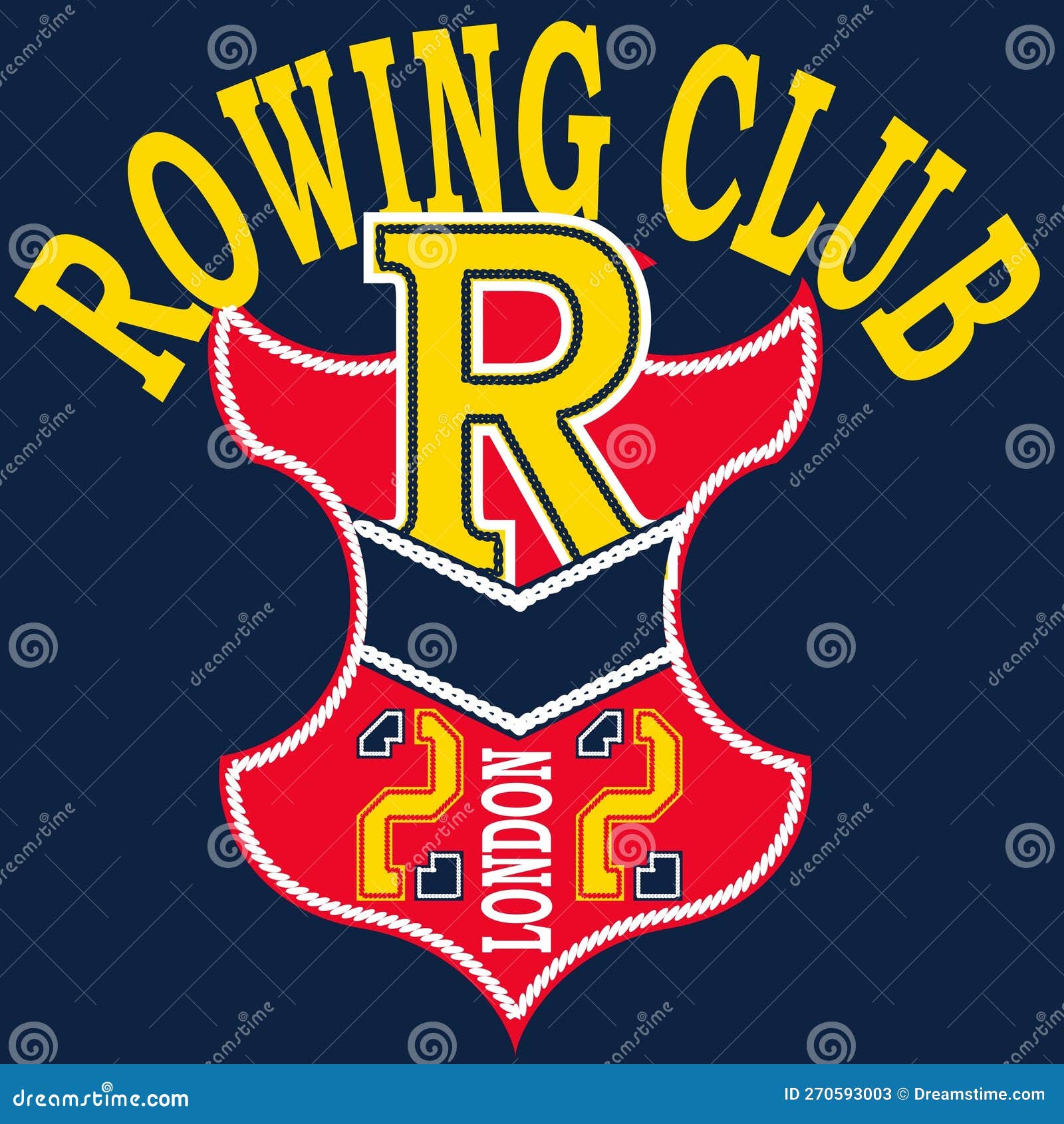 Classic Royal Emblem Heraldic. Embroidery Emblem Template Vector ...