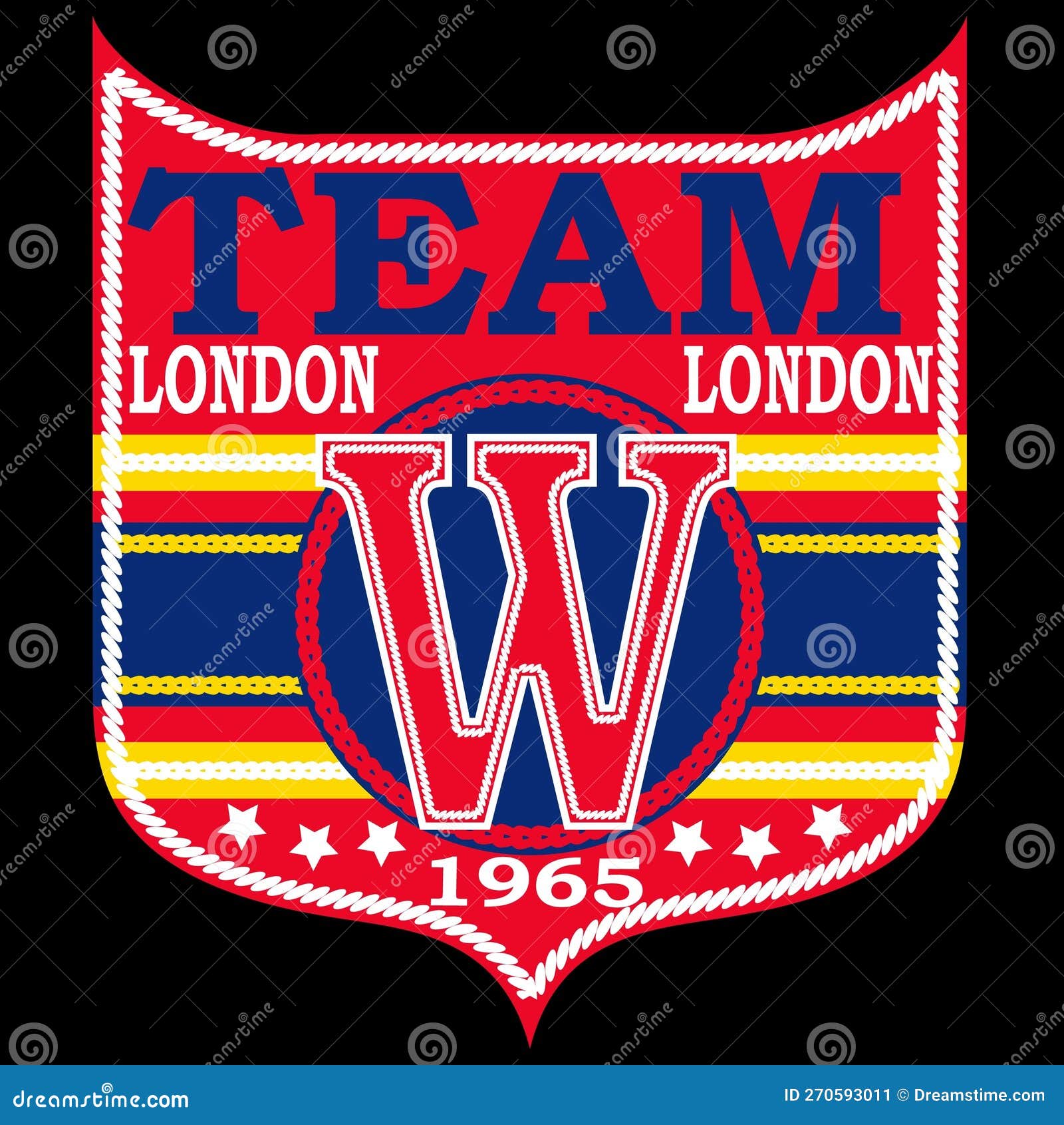 Classic Royal Emblem Heraldic. Embroidery Emblem Template Vector ...