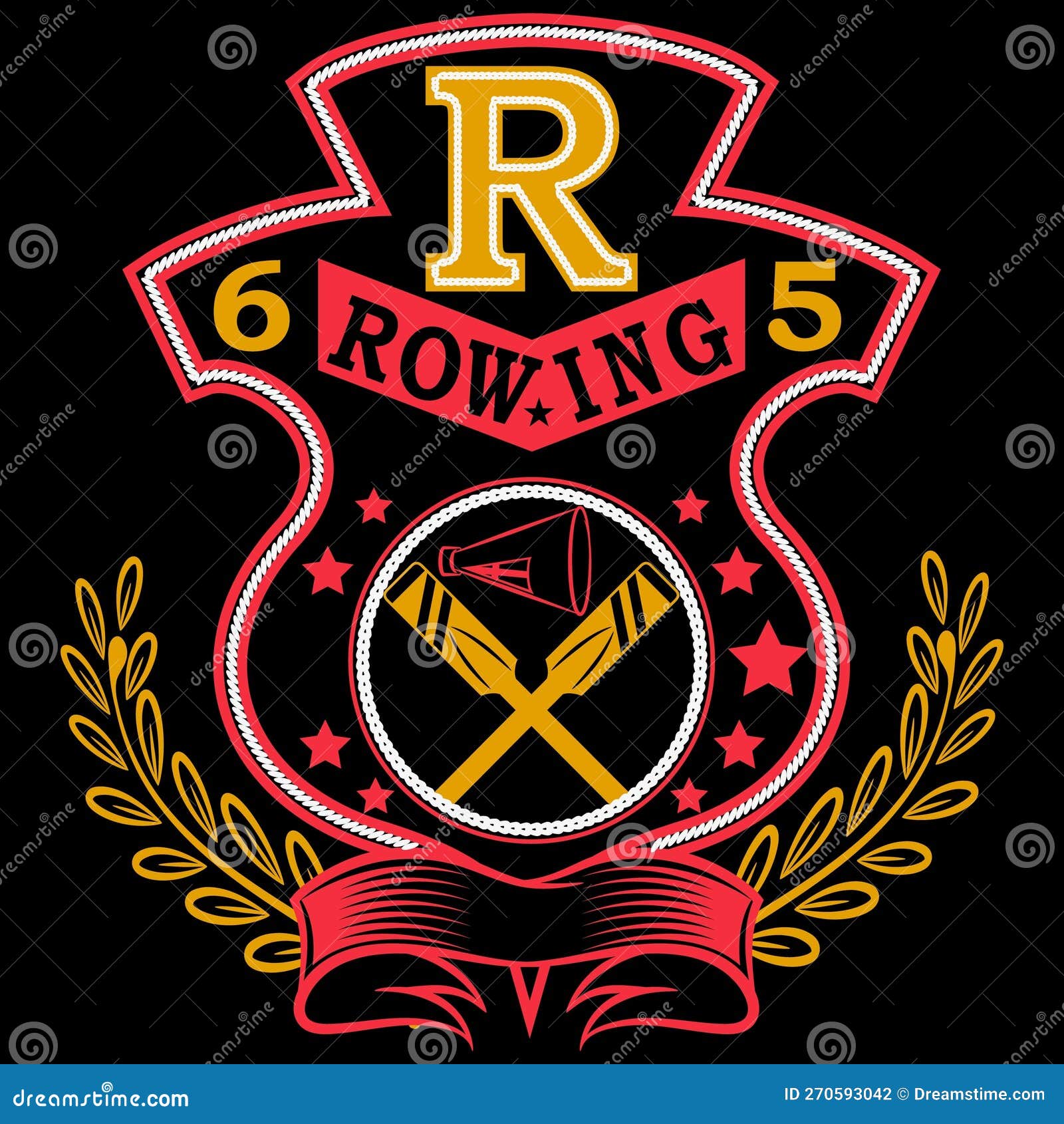 Classic Royal Emblem Heraldic. Embroidery Emblem Template Vector ...