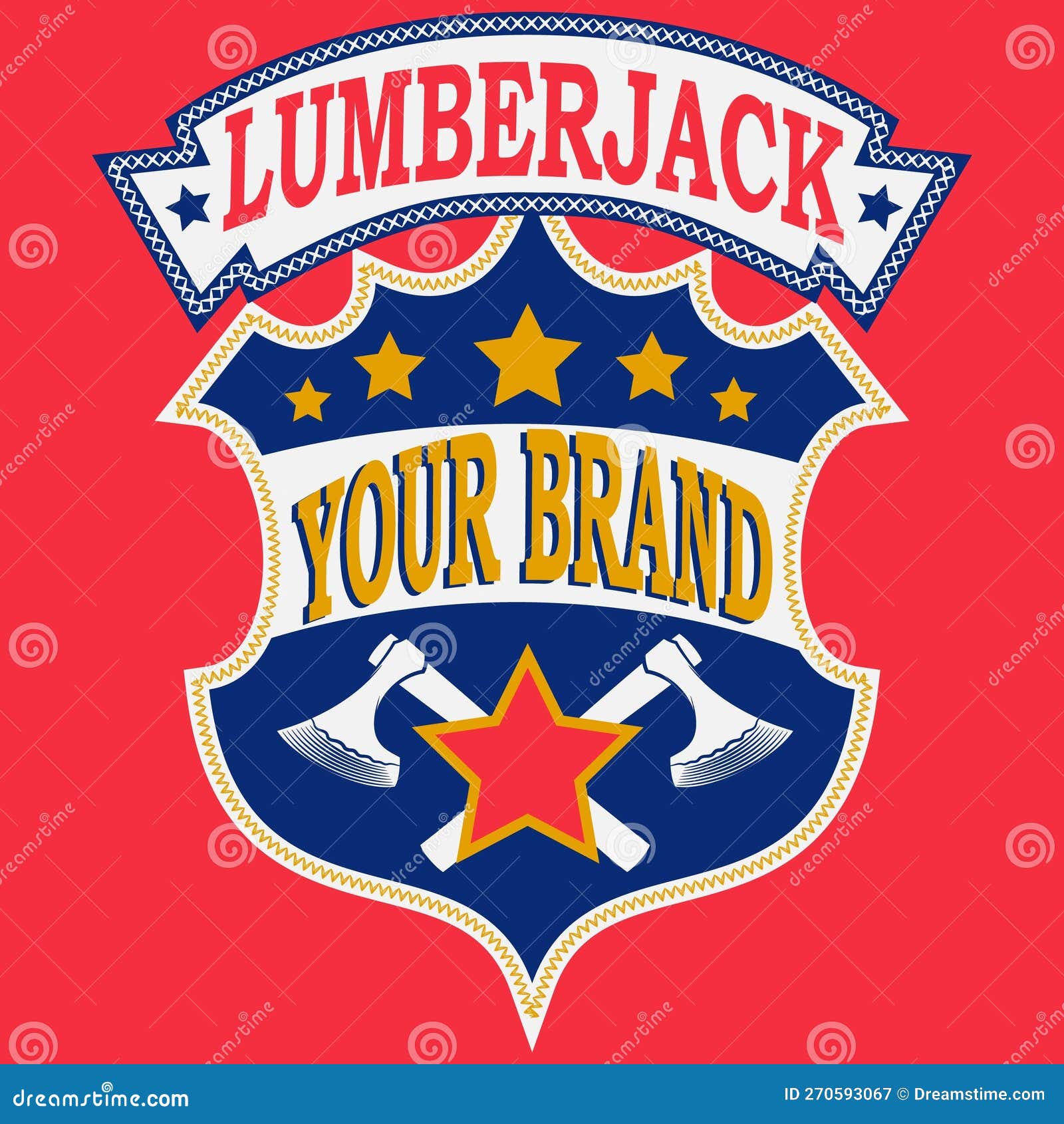 Classic Royal Emblem Heraldic. Embroidery Emblem Template Vector ...